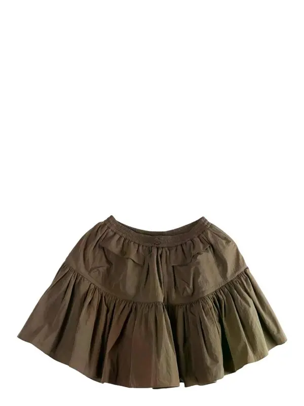 Cecilie Bahnsen Ruffled Pocket Skirt - Brown