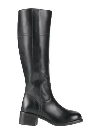 Moma Calfskin Leather Boots - Black