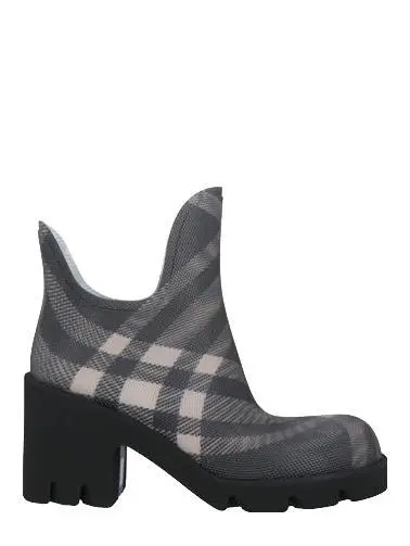 Burberry Rubber Ankle Boots - Black