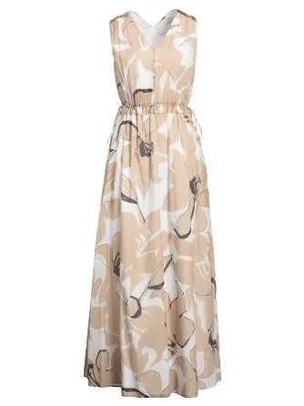 Peserico Cotton Maxi Dress - Beige