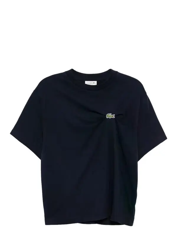 Lacoste Oversized Draped T-shirt - Blue