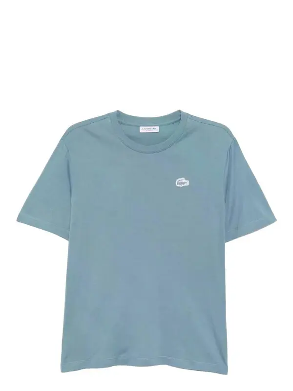 Lacoste Crocodile Print Jersey T-shirt - Blue