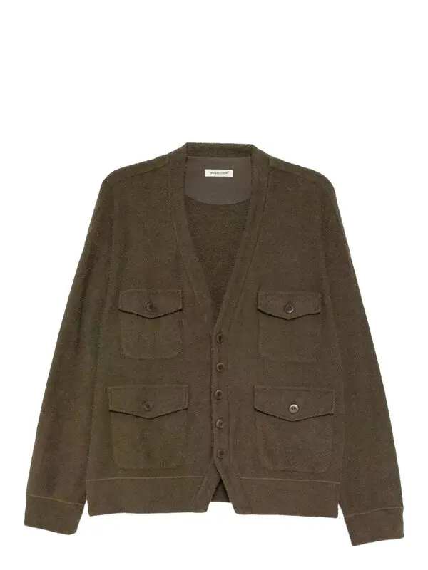 UNDERCOVERISM Flap Pockets Cardigan - Green