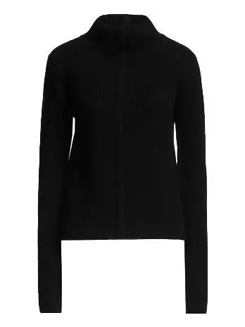 Rick Owens Knitted Cashmere And Wool Turtleneck - Black