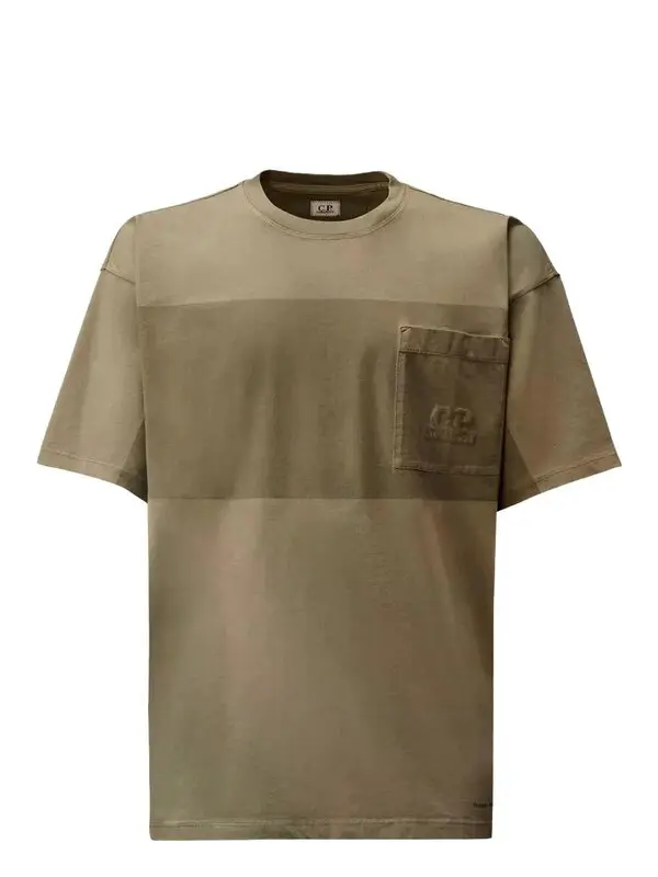 C.P. COMPANY Pocket Panelled T-shirt - Brown