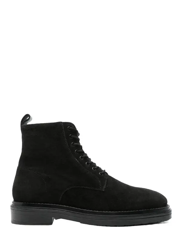 Gant Lace-up Suede Boots - Black