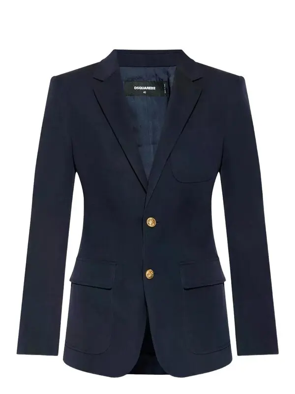 Dsquared2 Single-breasted Blazer - Blue