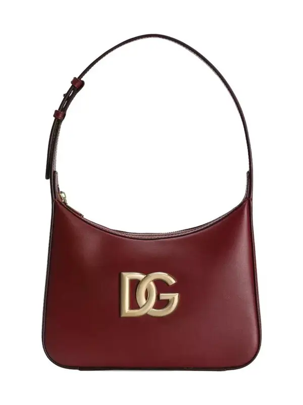 Dolce & Gabbana Leather Shoulder Bag - Red