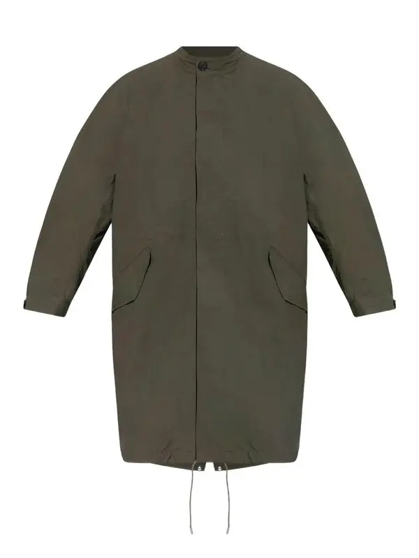 Givenchy Logo-print Parka Coat - Green