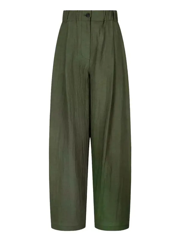 STUDIO TOMBOY Pleated Trousers - Green