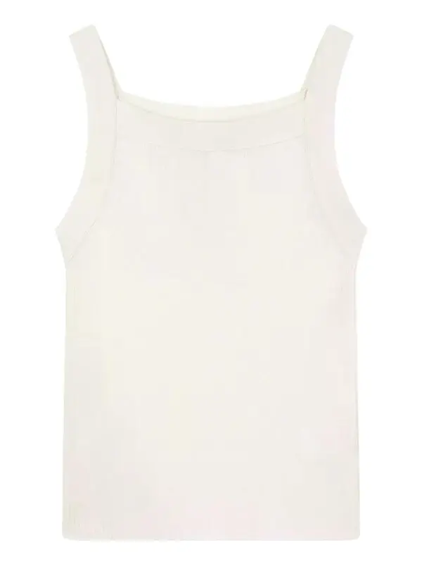 STUDIO TOMBOY Ribbed Tank Top - White