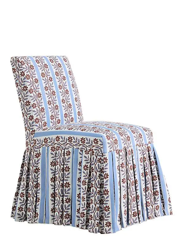 Anthropologie Layla Printed Ruffle Slipcover - Evita