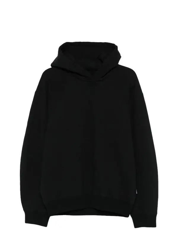 JIL SANDER Hooded Stretch-cotton Top - Black