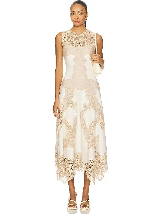 Ulla Johnson Arlette Handkerchief Dress - Travertine