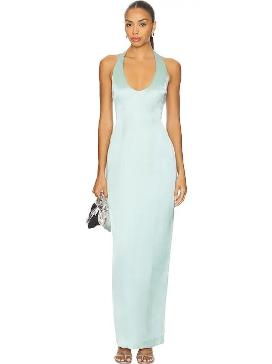NOOKIE Sabine Satin Gown - Mint