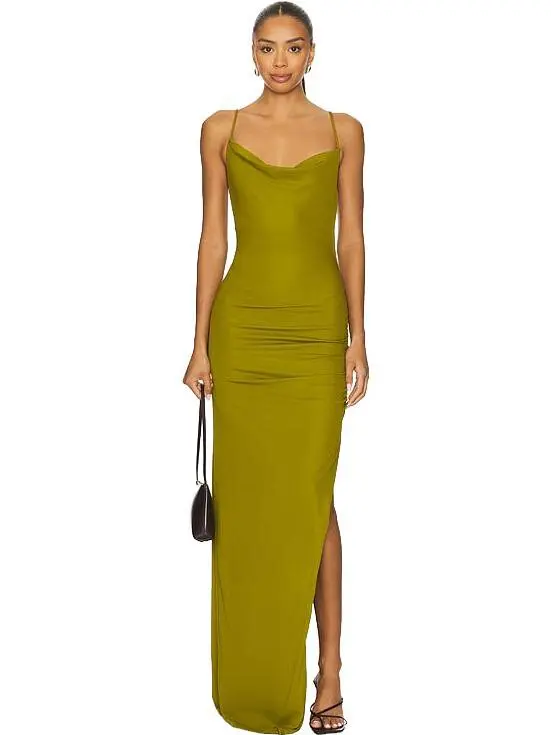 LOVERS AND FRIENDS Odessa Gown - Pear Green