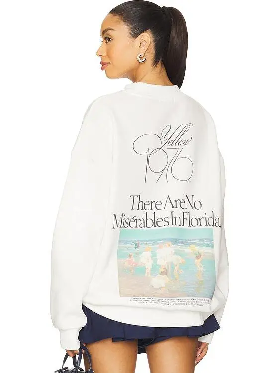 Yllw Miserables Sweatshirt - White
