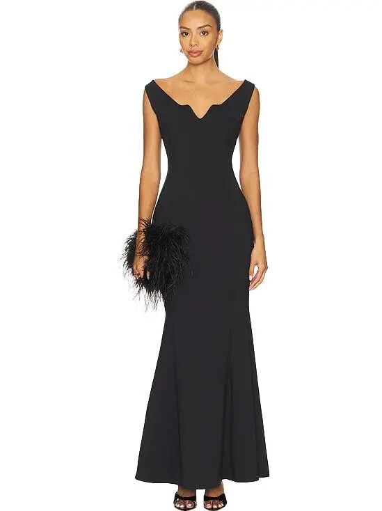 MOTHER OF ALL Avery Maxi Sleeveless Dress - Black