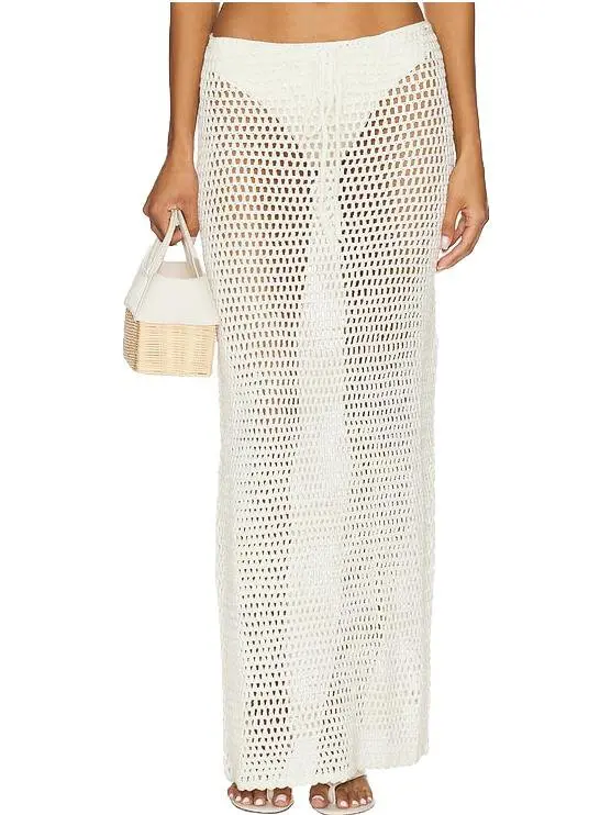 Superdown Amelia Maxi Skirt - White