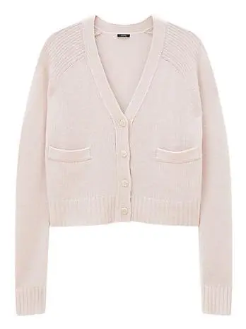 JOSEPH Relaxed-fit Cashmere Cardigan - Rose