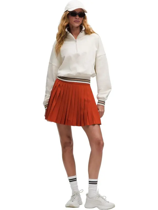 Lululemon High-rise Pleated Tennis Skirt - Autumn Rust