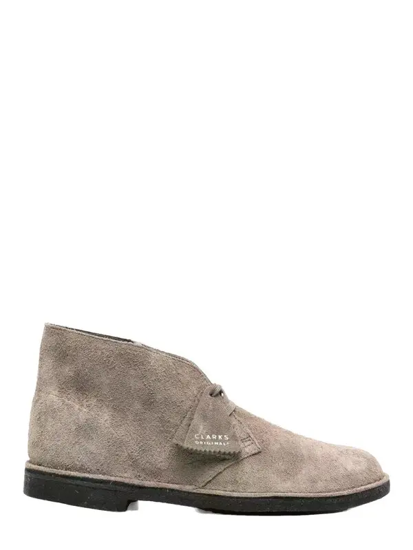 Clarks Suede Desert Boots - Grey