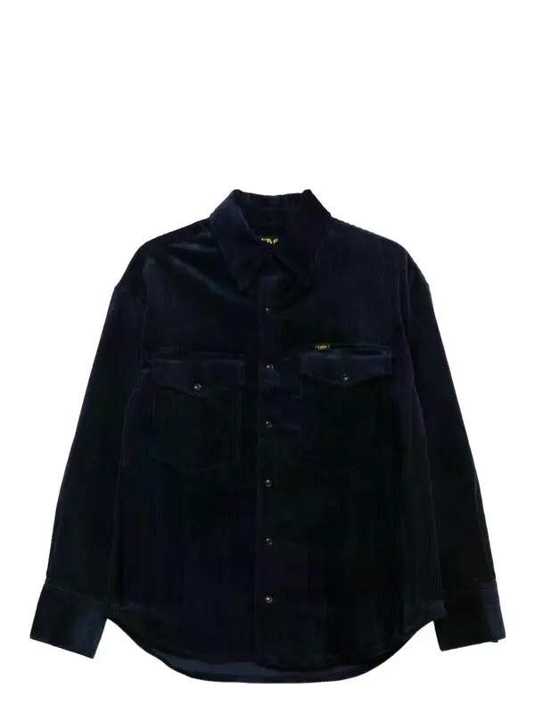 LOIS Corduroy Pocketed Shirt - Blue