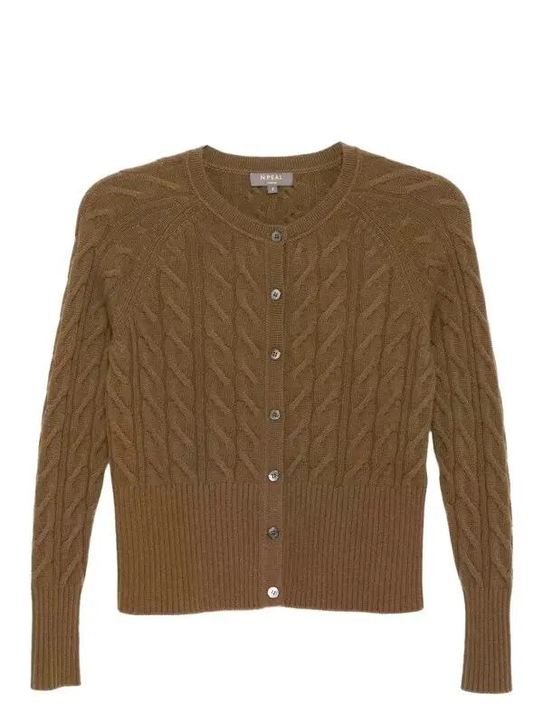 N.peal Myla Cardigan - Brown