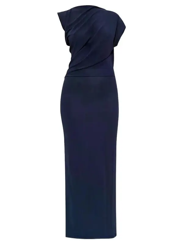 Cult Gaia Jona Draped Maxi Dress - Blue
