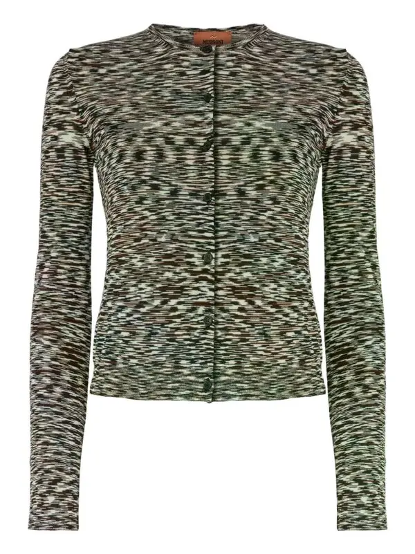 Missoni Patterned Wool-blend Cardigan - Black