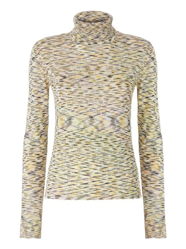 Missoni Patterned High-neck Top - Yellow