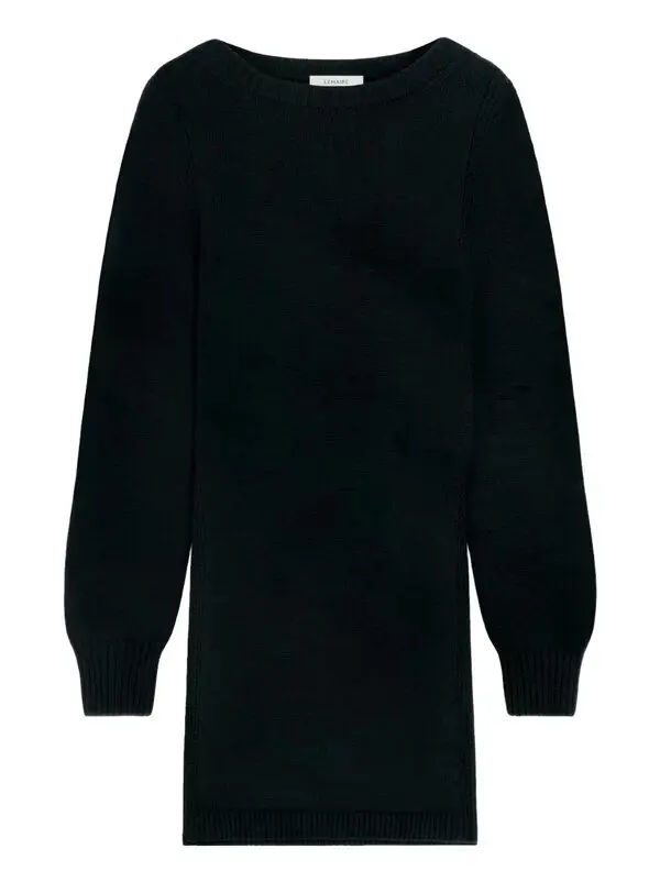 LEMAIRE Side-slit Sweater - Black
