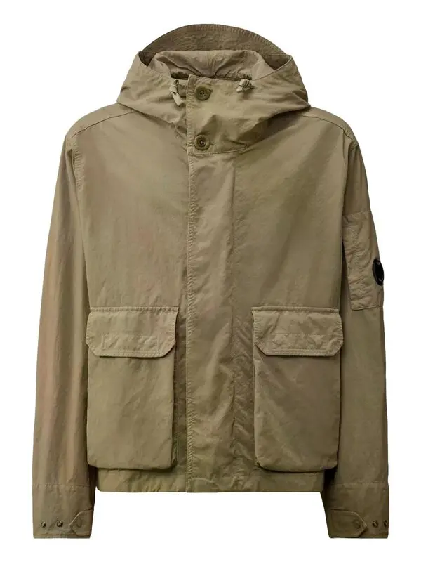 C.P. COMPANY Hooded Pocket Jacket - Neutrals