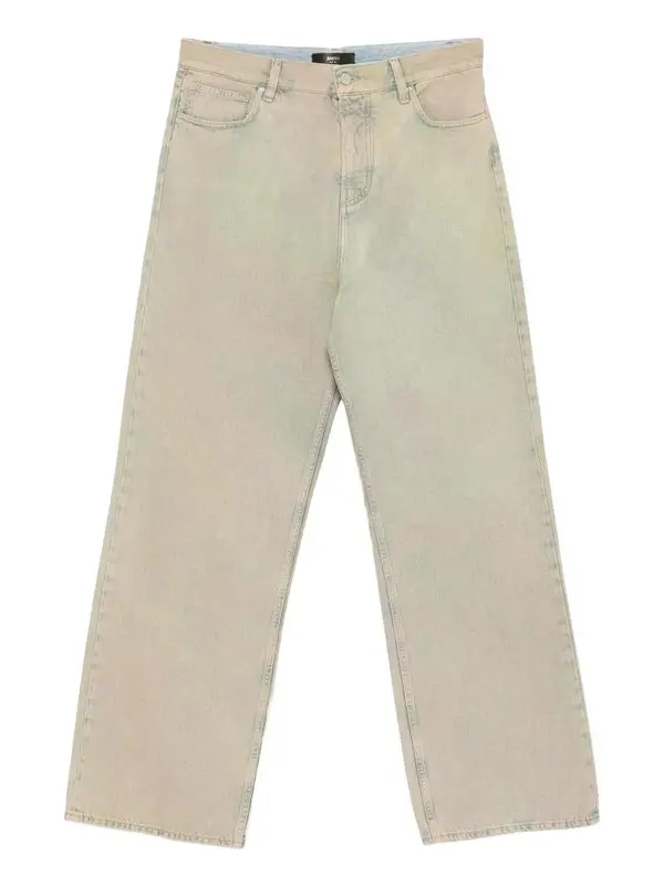 Amiri Faded Denim Jeans - Neutrals