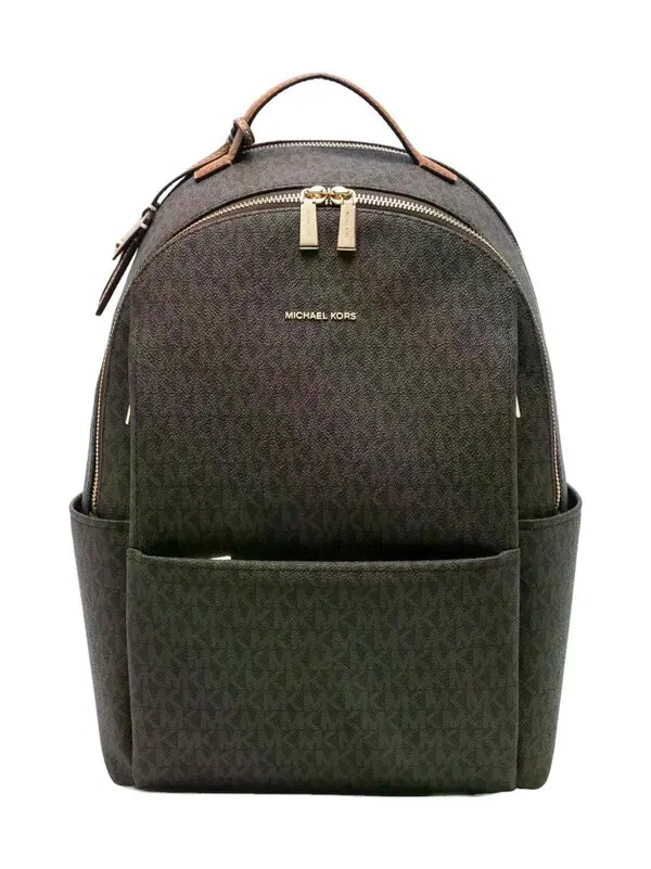 Michael Kors Logo-print Backpack - Brown