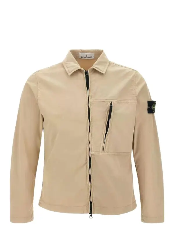 Stone Island Zip-front Shirt Jacket - Neutrals