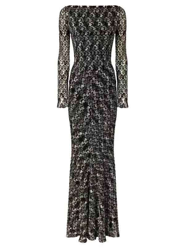 Missoni Floral-lace Maxi Dress - Black
