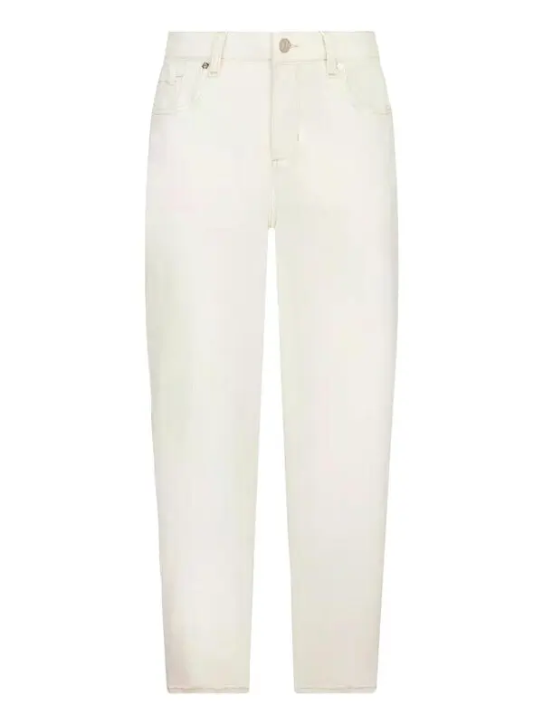 Liu Jo Embroidered Logo Jeans - White