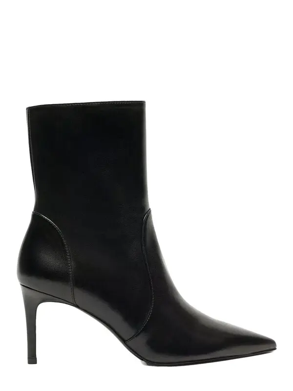 STUART WEITZMAN 75mm Power Zip-detail Pointed-toe Boots - Black