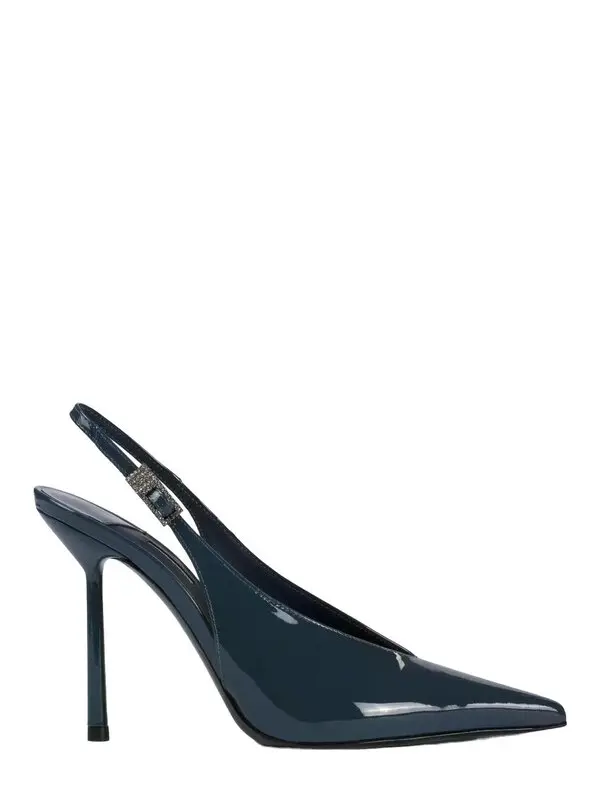 LE SILLA 100mm Clivage Crystal-embellished Slingback Pumps - Black