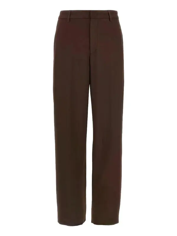 Fabiana Filippi Jewel-detail Trousers - Brown