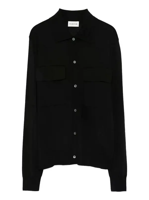 P.a.r.o.s.h Buttoned Cardigan - Black