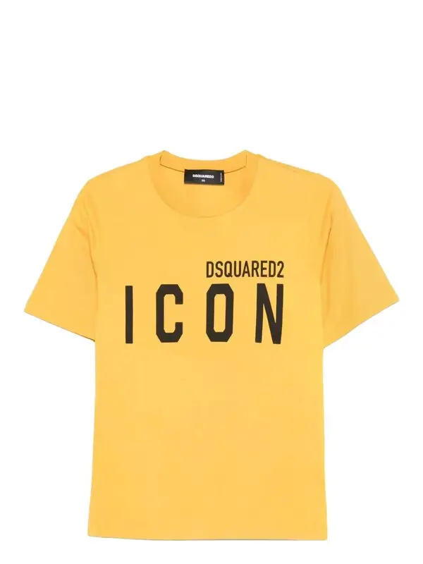 Dsquared2 Icon Cotton T-shirt - Yellow