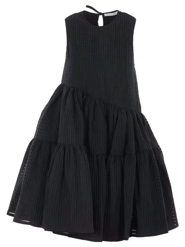 Cecilie Bahnsen Abigail Tiered Dress - Black