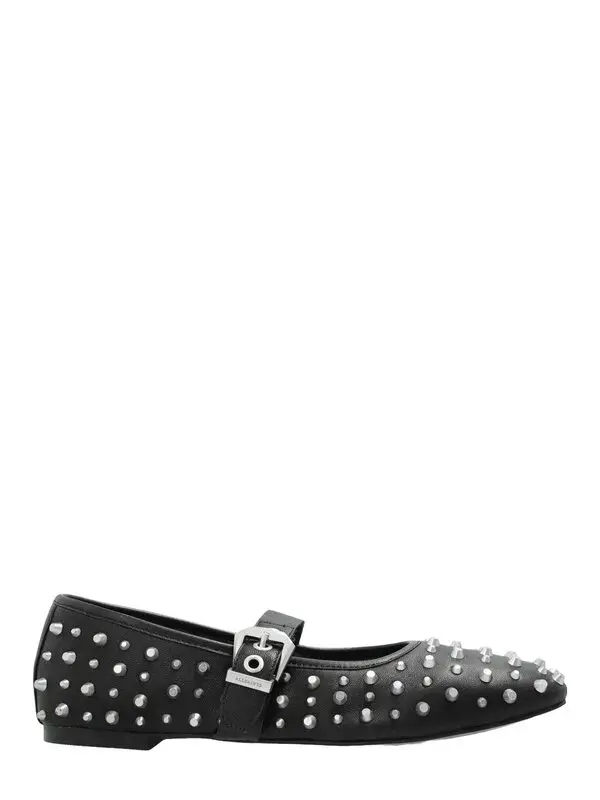 ALLSAINTS Studded Ballet Flats - Black