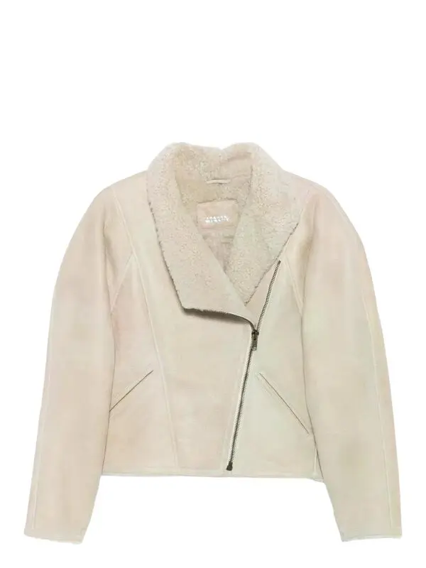 Isabel Marant Blondine Zip-front Shearling Jacket - Neutrals