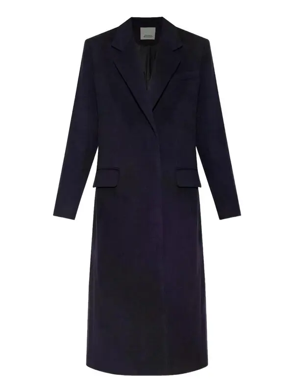 Isabel Marant Virgin Wool Coat - Blue