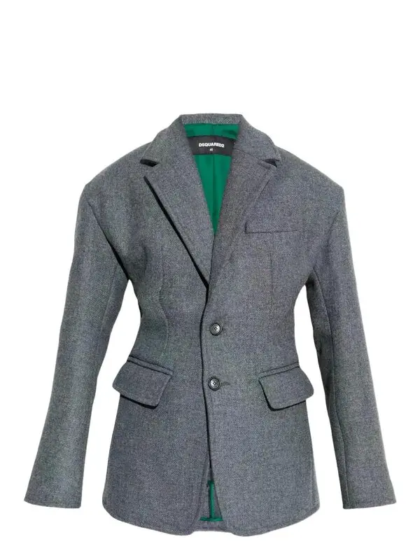 Dsquared2 Single-breasted Blazer - Grey