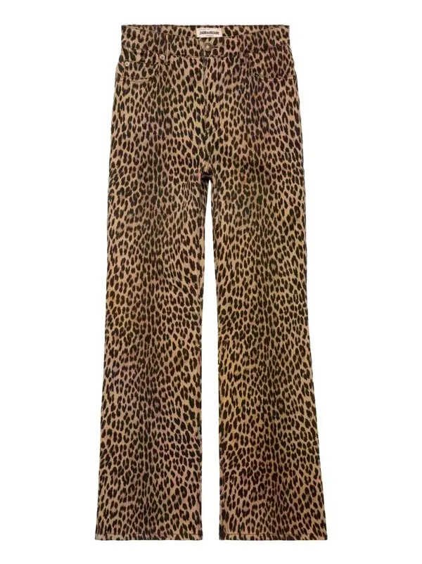 Zadig&Voltaire Leopard-print Trousers - Neutrals