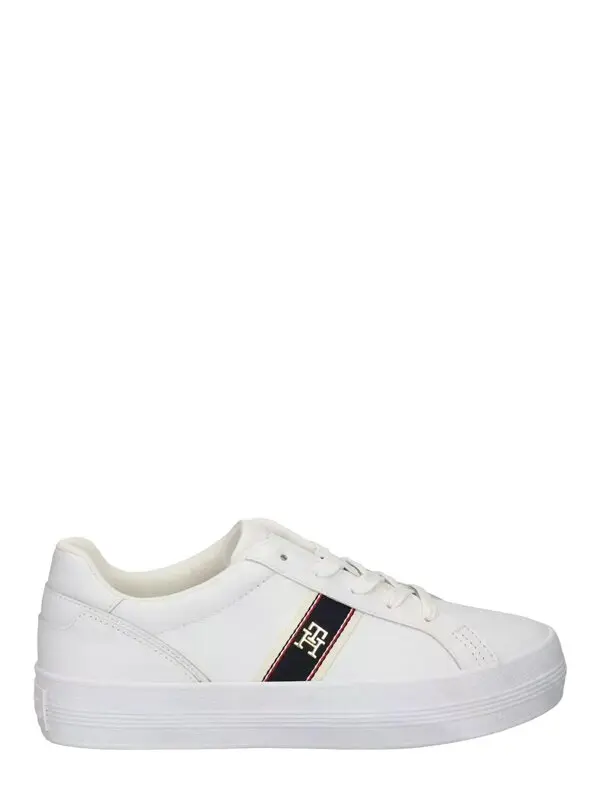 Tommy Hilfiger Logo Detail Sneakers - White
